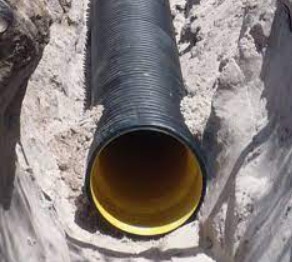 BLACK MAX RIBBED DRAINAGE PIPE 300MM X 6M POLY IPLEX GR8300 from Tom ...