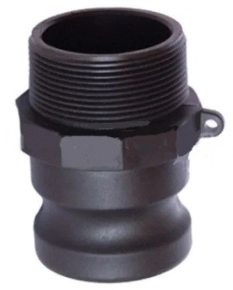 CAMLOCK POLY MALE ADAPTOR X MALE BSP TYPE F 50MM PHILMAC F200-PP from Tom Grady Rural Merchandise