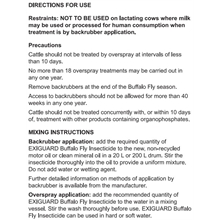 EXIGUARD 5LT BUFFALO FLY SPRAY (EQ: SUPONA) S7 POISONS HRC 23556 from ...