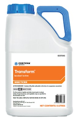 TRANSFORM INSECTICIDE 5LT 240 G/L SULFOXAFLOR (AGENCY) CORTEVA 374754 ...